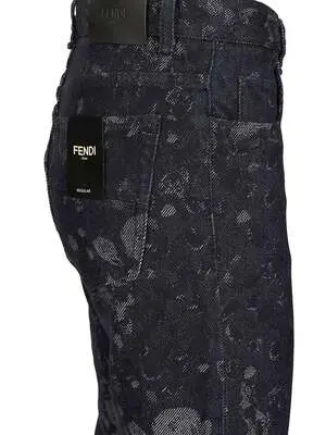 Fendi Jacquard Jeans