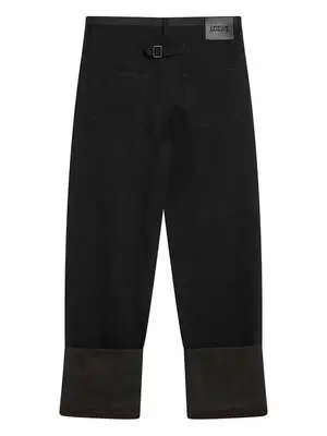 Loewe Colour-block Waist Straight Leg Jeans