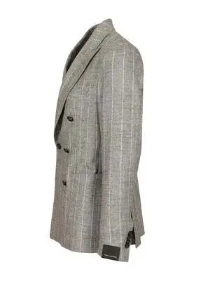 Tagliatore Montecarlo Double-breasted Bouclé Blazer