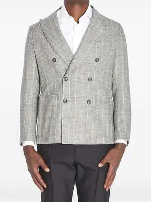 Tagliatore Montecarlo Double-breasted Bouclé Blazer