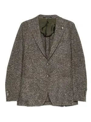 Tagliatore Blazer In Wool And Silk Jersey