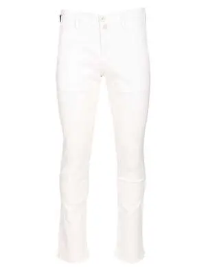 Jacob Cohen Bobby Slim-fit Chino Trousers - White