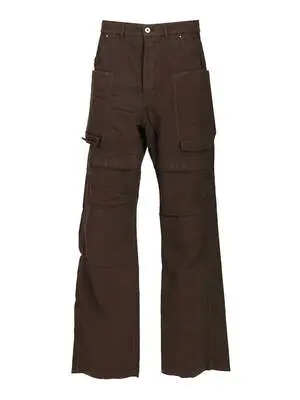 Rick Owens Stefan Cargo Denim Pants - Brown