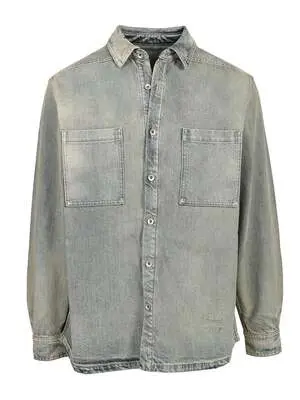 Rick Owens Concordians Jumbo Outershirt - Blue