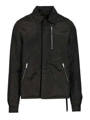 Rick Owens Zip-up Shirt Jacket - Black