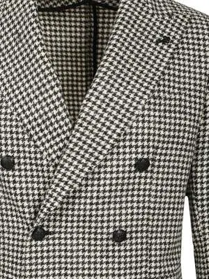 Tagliatore Double-breasted Houndstooth Blazer
