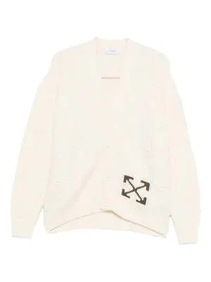 Off-White Arrow 3d Wool Cardigan