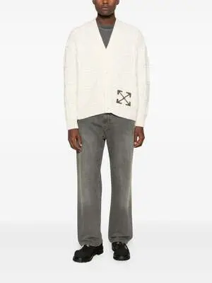 Off-White Arrow 3d Wool Cardigan