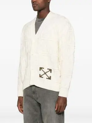 Off-White Arrow 3d Wool Cardigan