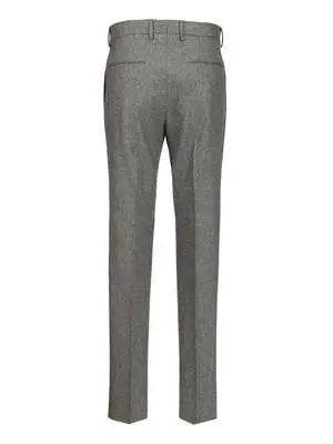 Tagliatore Wool Flannel Pleated Trousers