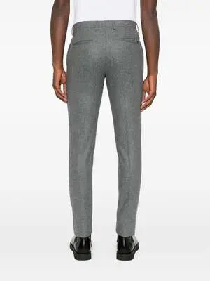 Tagliatore Wool Flannel Pleated Trousers
