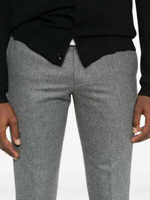 Tagliatore Wool Flannel Pleated Trousers