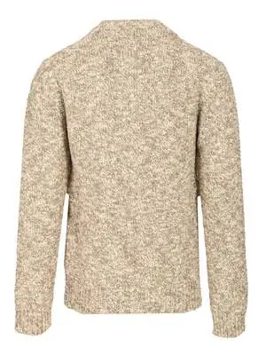 Dolce & Gabbana Shaved Wool Crew Neck Sweater