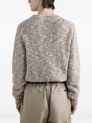 Dolce & Gabbana Shaved Wool Crew Neck Sweater