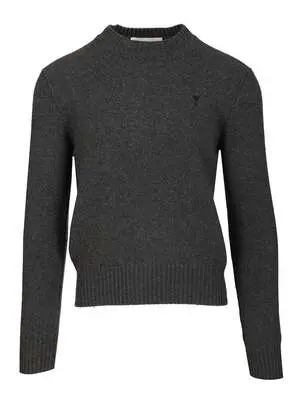 AMI Paris De Coeur Sweater - Black