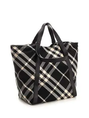 Burberry Check Tote Bag