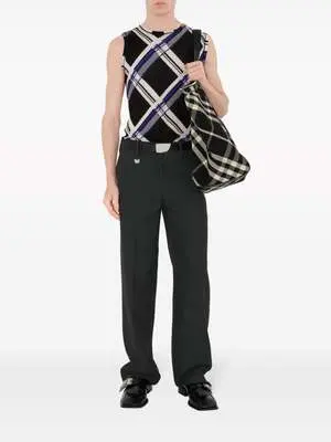 Burberry Check Tote Bag