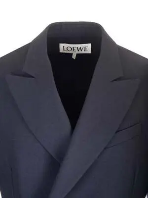 Loewe Double-breasted Wool Flannel Jacket
