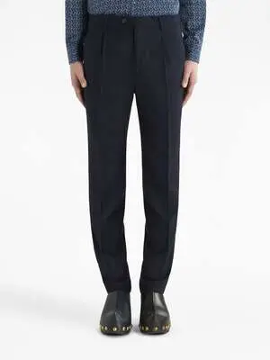 Etro Trousers In Stretch Wool
