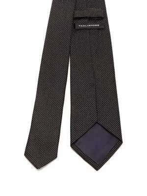 Tagliatore Silk Polka Dot Neck Tie