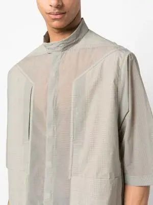 Rick Owens Oversized Shirt With Check Pattern