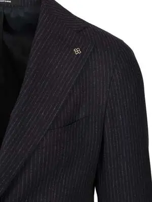 Tagliatore Vesuvio Pinstriped Single-breasted Suit