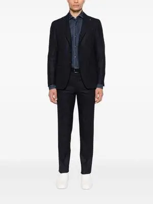 Tagliatore Vesuvio Pinstriped Single-breasted Suit