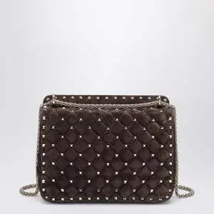 Valentino Garavani Rockstud Spike Suede Shoulder Bag