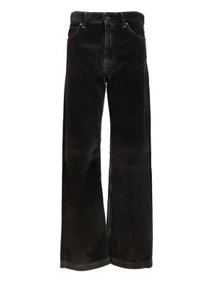 Fendi Corduroy Trousers - Black