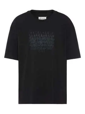 MAISON MARGIELA Embroidered Cotton T-shirt