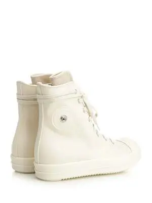 Rick Owens High-top Cotton Sneakers
