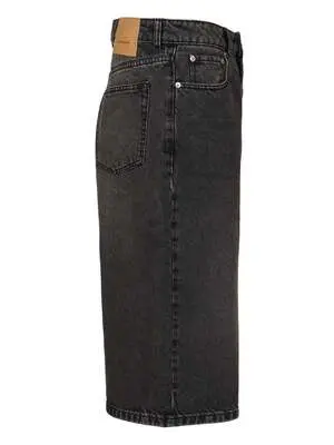 AMI Paris Large Fit Bermuda Shorts Used Denim