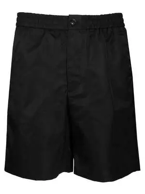 AMI Paris Shorts With Elasticated Waist - Black