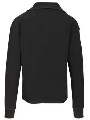 Acne Studios Half-zip Sweatshirt With Logo