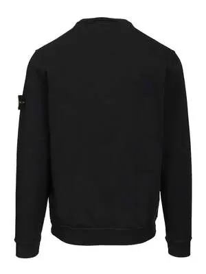 Stone Island Sweatshirt In Malfilé Cotton