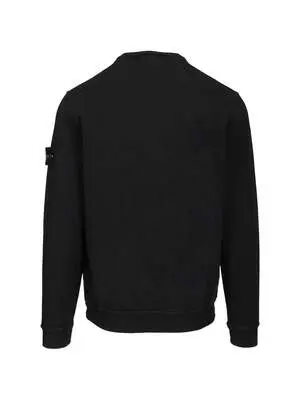 Stone Island Sweatshirt In Malfilé Cotton