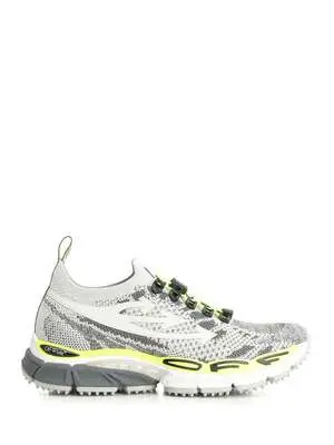 Off-White Be Right Back" Knit Sneakers - Gray