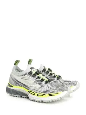 Off-White Be Right Back" Knit Sneakers - Gray