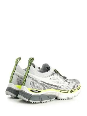 Off-White Be Right Back" Knit Sneakers - Gray