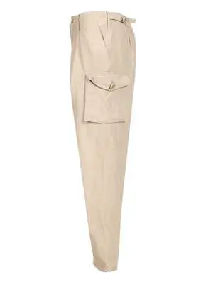 MAISON MARGIELA Cotton Blend Cargo Trousers