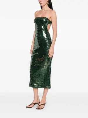 Oseree Sequins Midi Dress