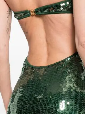 Oseree Sequins Midi Dress
