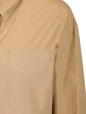 Max Mara Arianne" Cotton Poplin Shirt - Cream