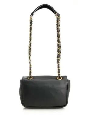 VIVIENNE WESTWOOD Anita Leather Shoulder Bag - Black