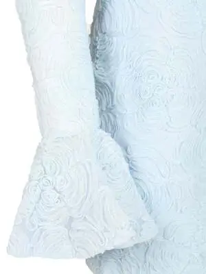 ROTATE BY BIRGER CHRISTENSEN Mesh Mini Dress With Ruffles