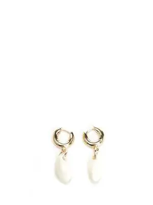 Isabel Marant Étoile Hoop Earrings With Pendant - Gold