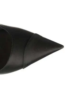 JIMMY CHOO Brigitte Satin Pumps - Black