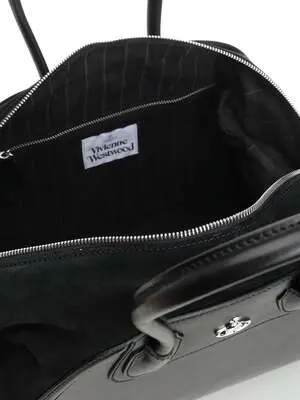 VIVIENNE WESTWOOD Shirley Leather Bag - Black
