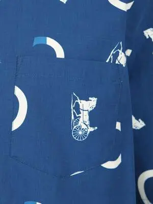 Celine Cotton Bowling Shirt