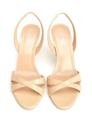Paris Texas Lidia Patent Leather Slingback Sandals